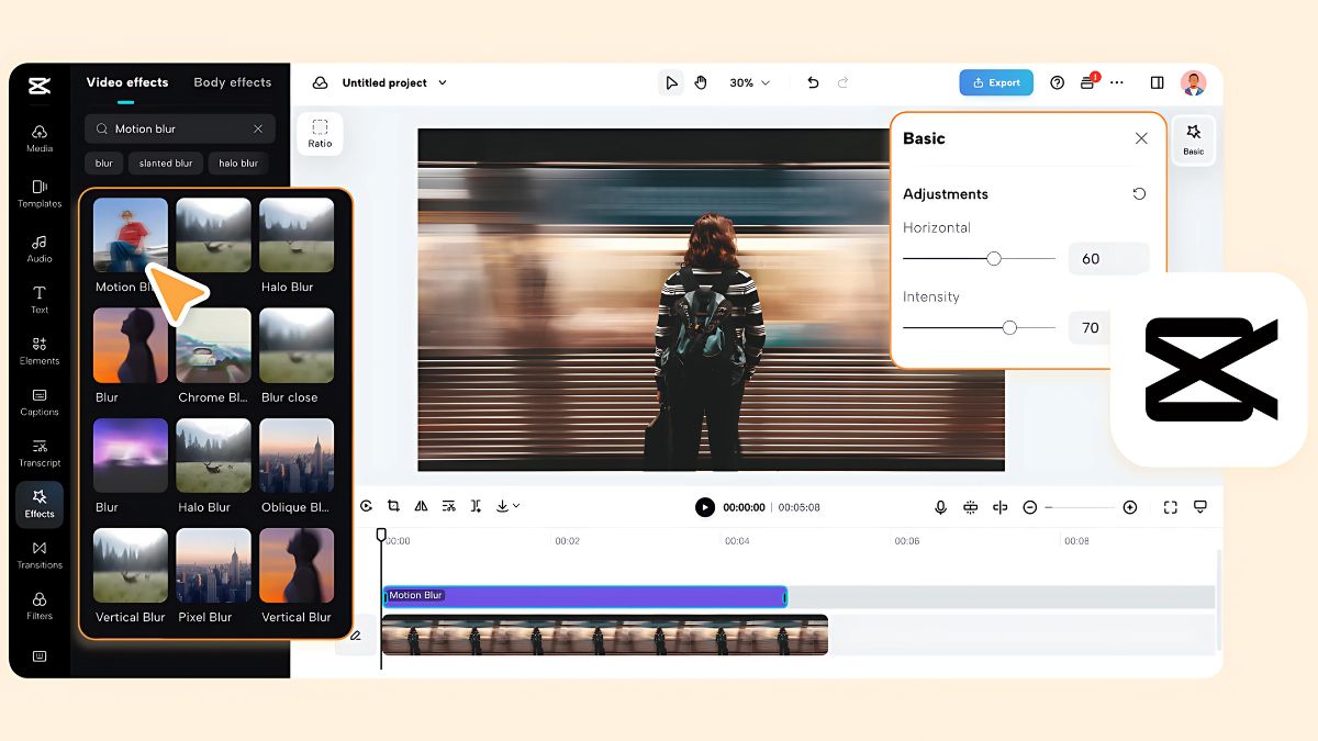 Cách làm mờ video trên CapCut trên điện thoại, PC hiệu quả